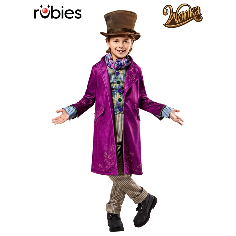Buy Willy Wonka Premium Costume, Child - Large - MyDeal