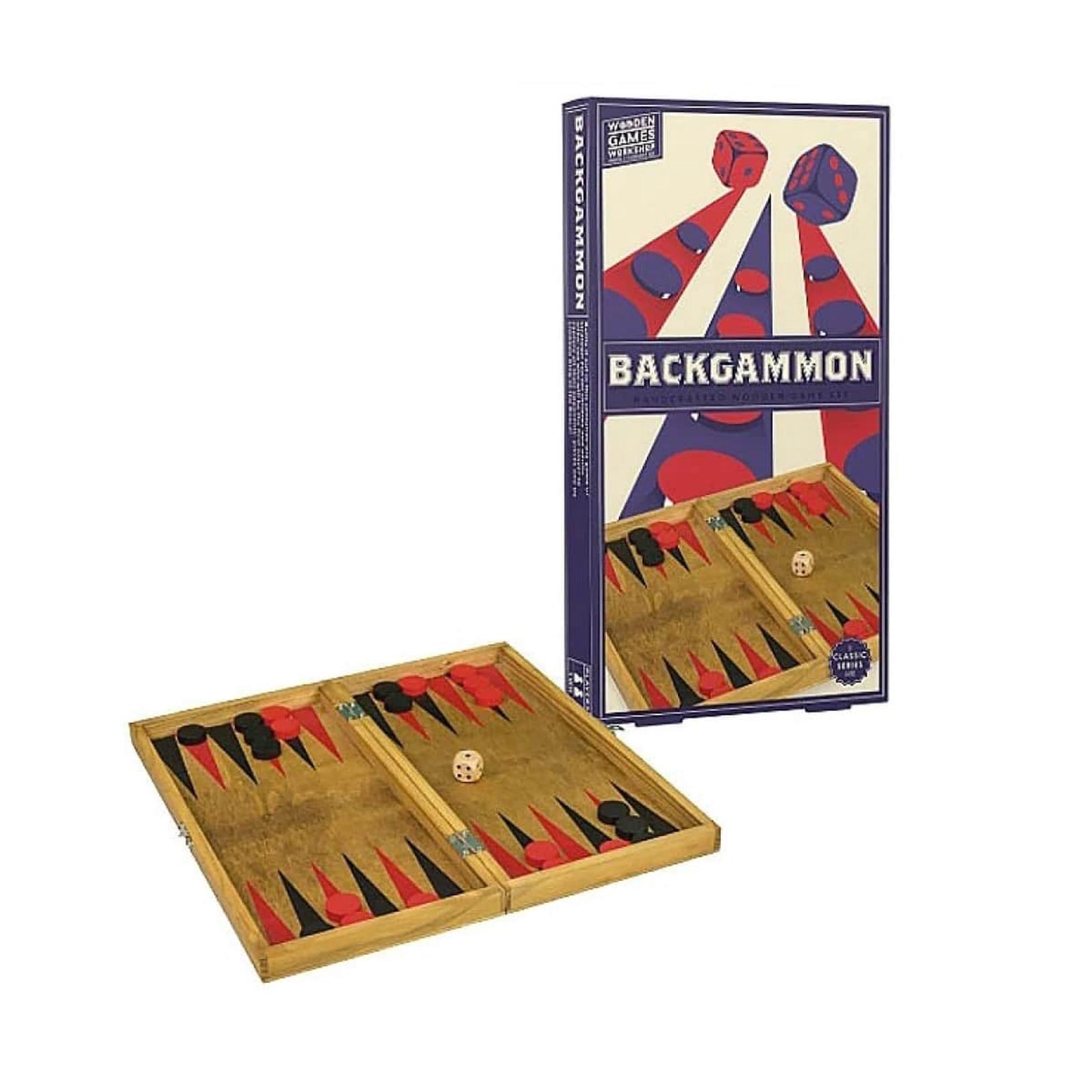 Buy Wooden Games Workshop Backgammon - MyDeal Australia