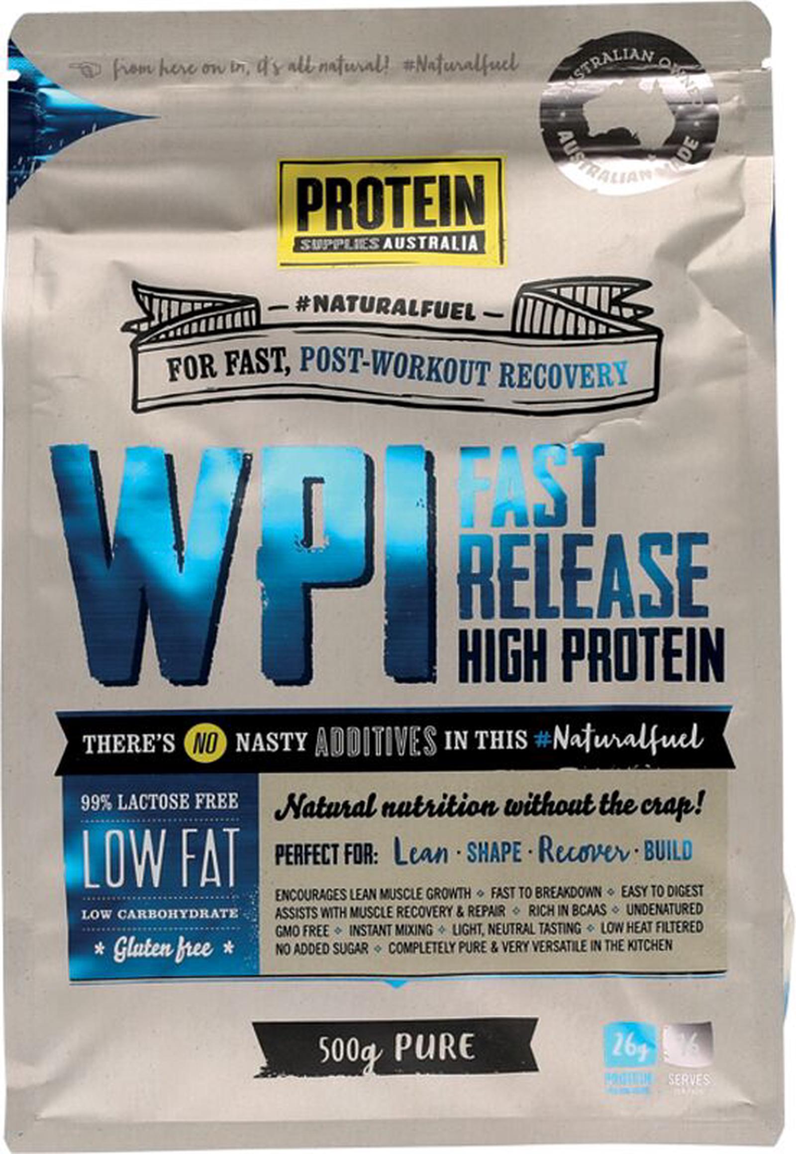 Buy WPI Whey Protein Isolate (Pure) - 500g - MyDeal Australia