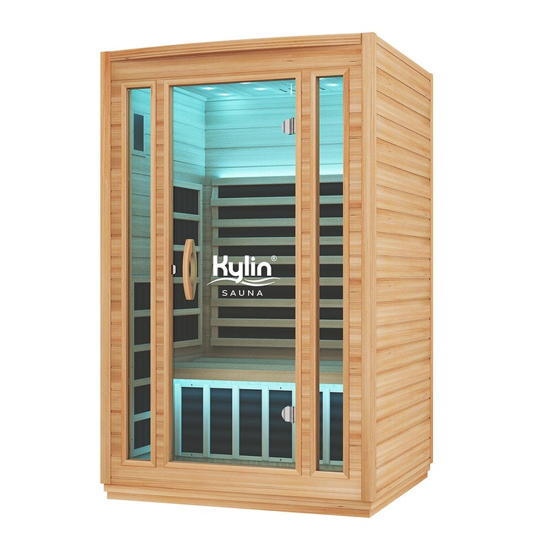 Buy Kylin Superior Low EMF Starry Light Carbon Infrared Sauna 2 Person KY-2Q5 - MyDeal