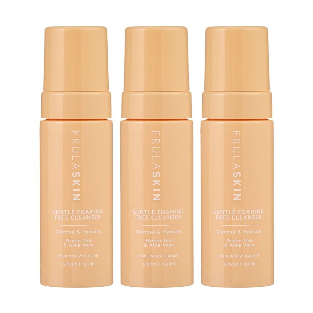 Buy 3 x Frula Skin Gentle Foaming Face Cleanser with Green Tea & Aloe ...