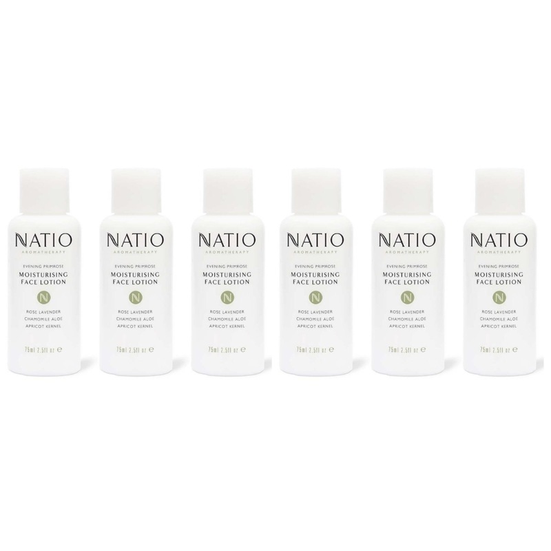 Buy 6 x Natio Aromatherapy Evening Primrose Moisturising Face Lotion ...