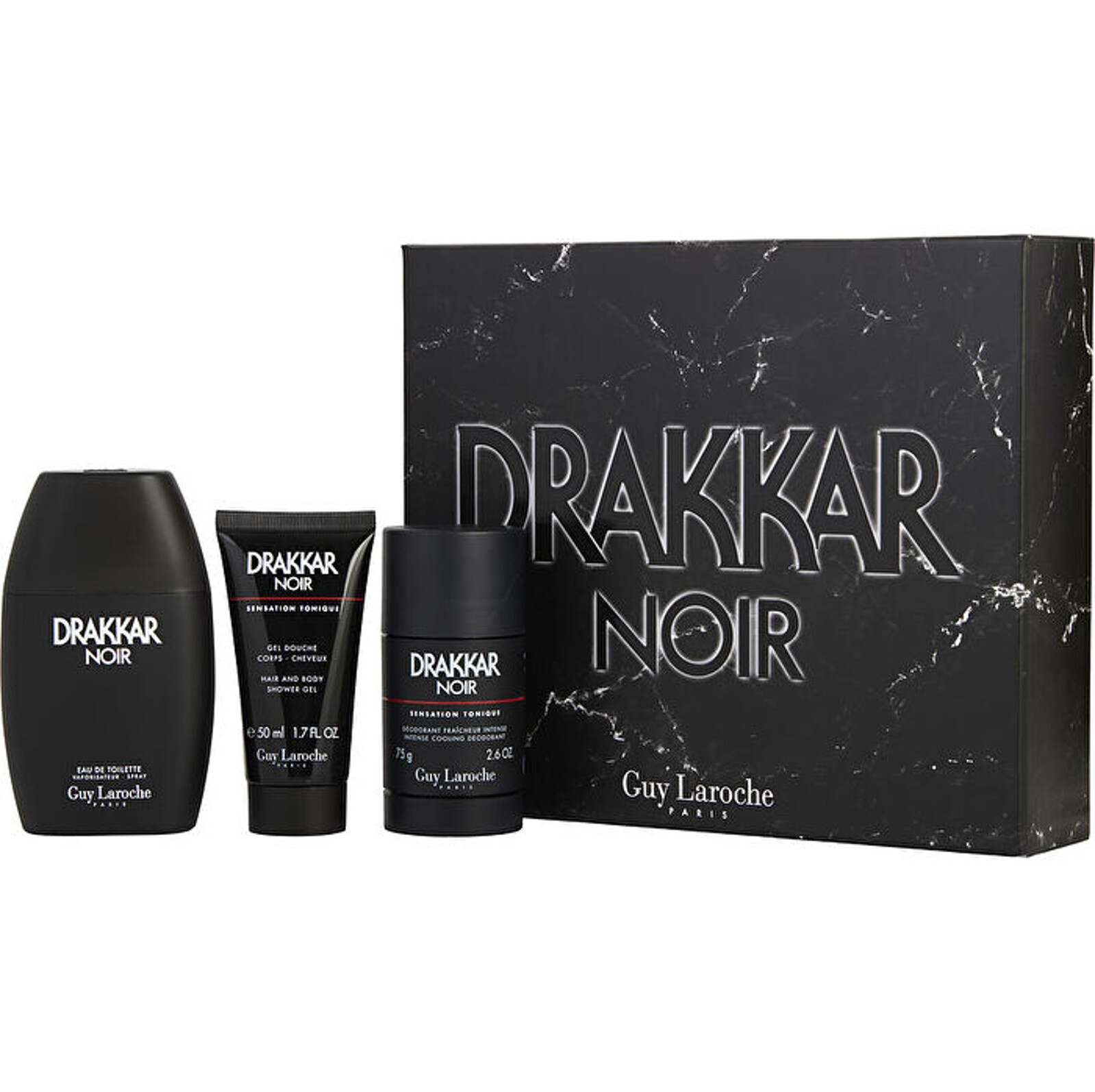 Buy Drakkar Noir 3 Piece Fragrance Gift Set - MyDeal Australia