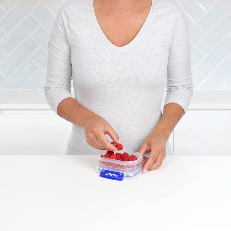 Buy 3 Piece Sistema KLIP IT PLUS Food Storage Containers - 180 ml ...