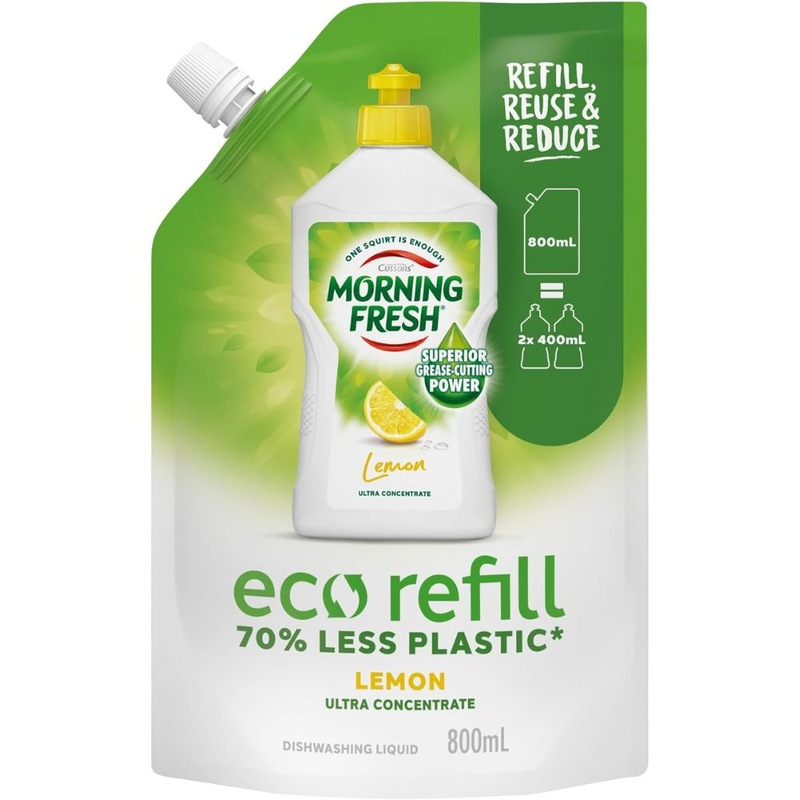 Buy 800ml Morning Fresh Lemon Refill Dishwashing Liquid - MyDeal