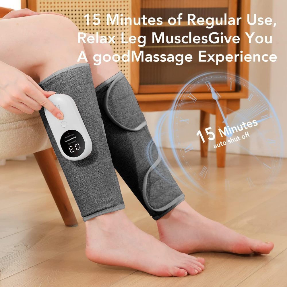 Buy Air Compression Leg Massager Heated Foot Massage For Circulation Muscles Relax One Piece MyDeal