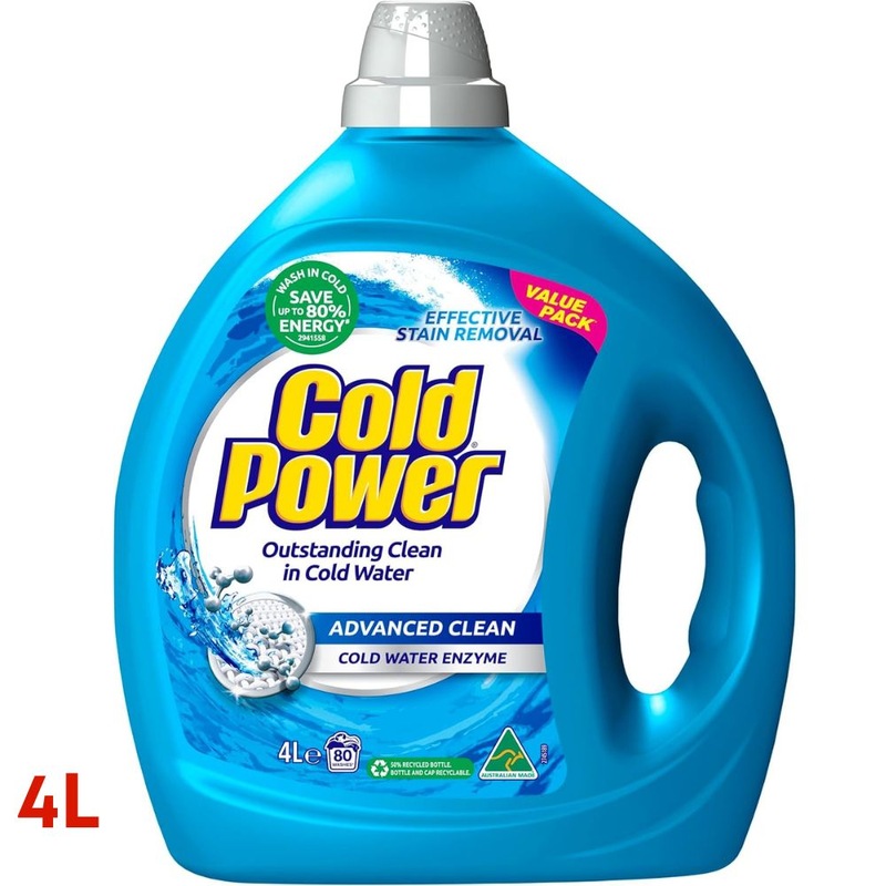 Buy Cold Power Advanced Clean, Liquid Laundry Detergent, 4 Litres, 80 ...