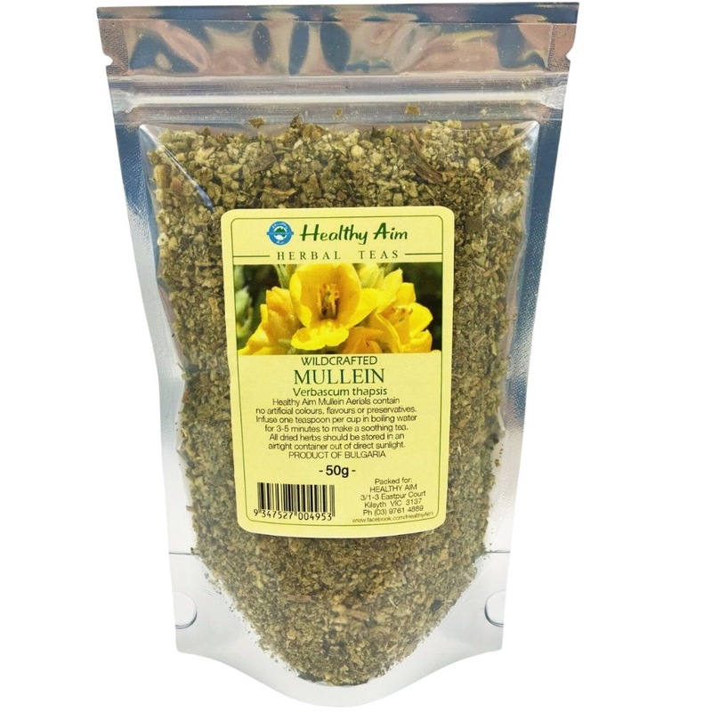 Buy Wild Crafted MULLEIN 50g Verbascum thapsis Dried Herbal Tea Premium ...