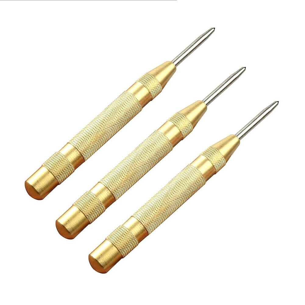 Buy 125MM Heavy Duty Automatic Centre Punch Brass Bodied Spring Loaded ...