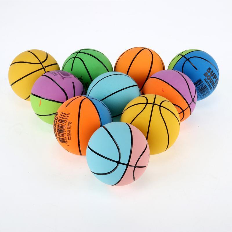 Buy 12x High Bounce Hand Balls Pack - Rubber Bouncing Ball Set ...