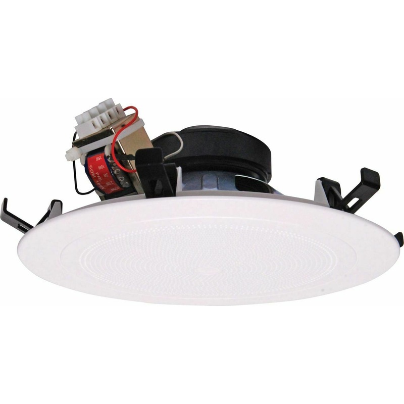 Buy 200mm (8") 15W 100V White One-Shot Ceiling Speaker - MyDeal