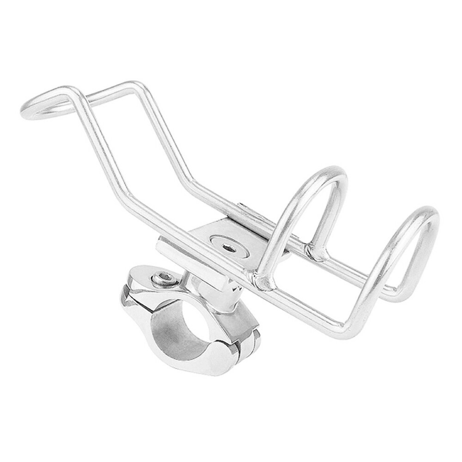 Buy 2x Quality Stainless Steel Rod Holder Rail Mount Wire Fishing Boat ...