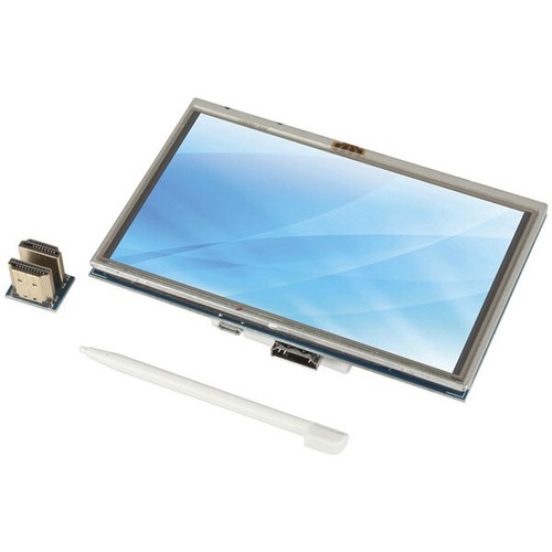 Buy 5 inch 800x480 pixel LCD screen Touchscreen with HDMI, USB and LED ...
