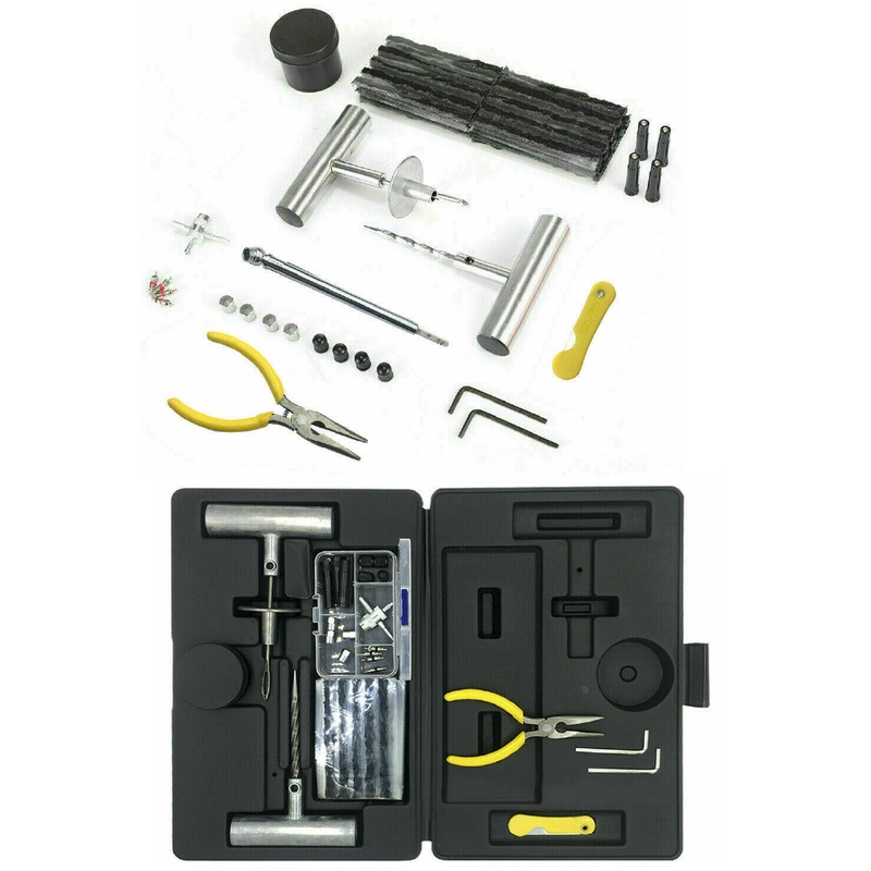 Buy 56Pcs Heavy Duty Tyre Repair Kit Puncture Recovery Kit 4WD Offroad ...