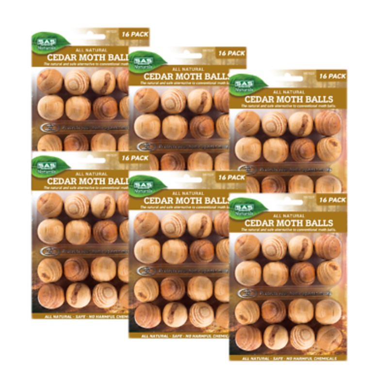 Buy 96X Natural Cedar Moth Balls Lavender Scented Non-Toxic Drawer ...