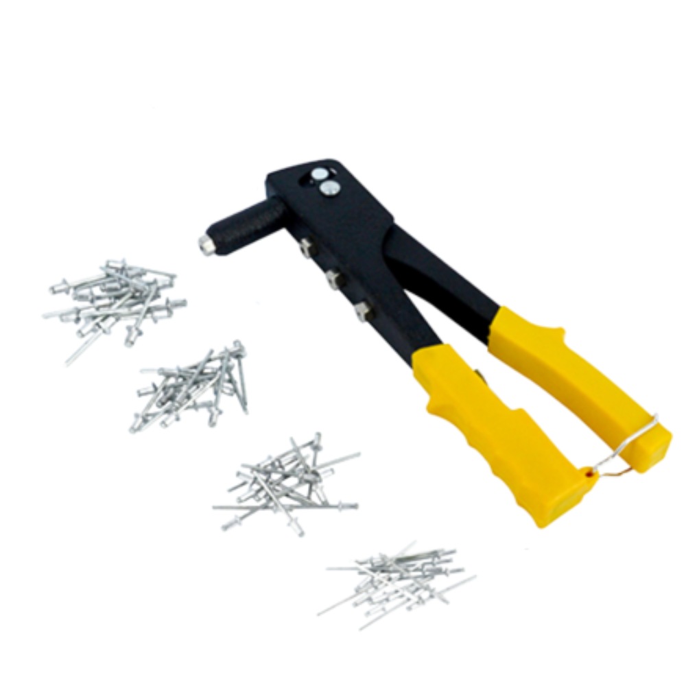 Buy DURAMAX Heavy Duty Riveter Gun with 60 Rivets 4 Sizes Rivets Value ...