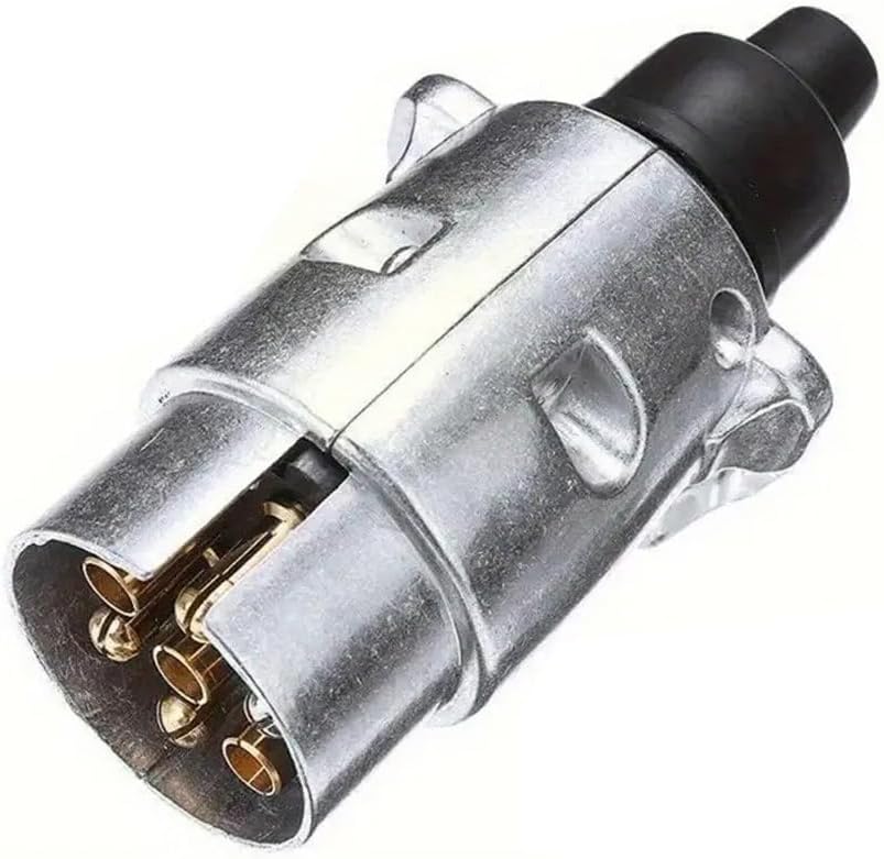 Buy Heavy-Duty 12V Aluminum Alloy Trailer Plug - 7-Pin European ...