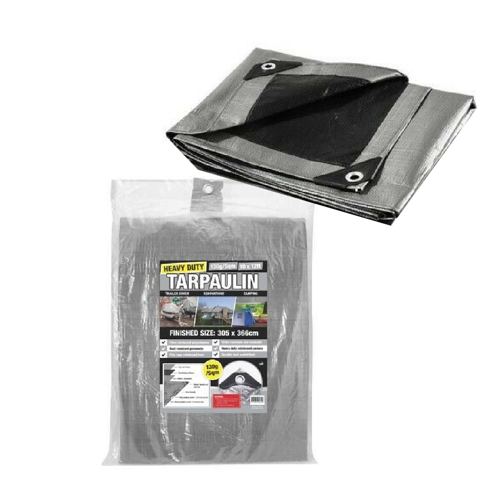 Buy Heavy Duty Tarp 305x366cm Tarpaulin Waterproof Camping Market Stall ...