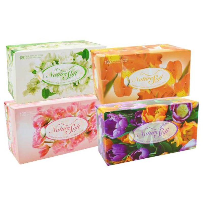 Buy Nature Soft Tissue Box 2 Ply 168 Sheet - MyDeal