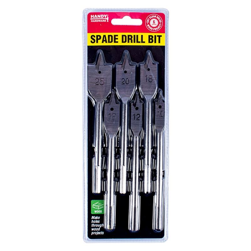 Buy Spade Bit Set Hex Metric Flat Wood Boring Drill Hole Saw10 12 16 18 ...