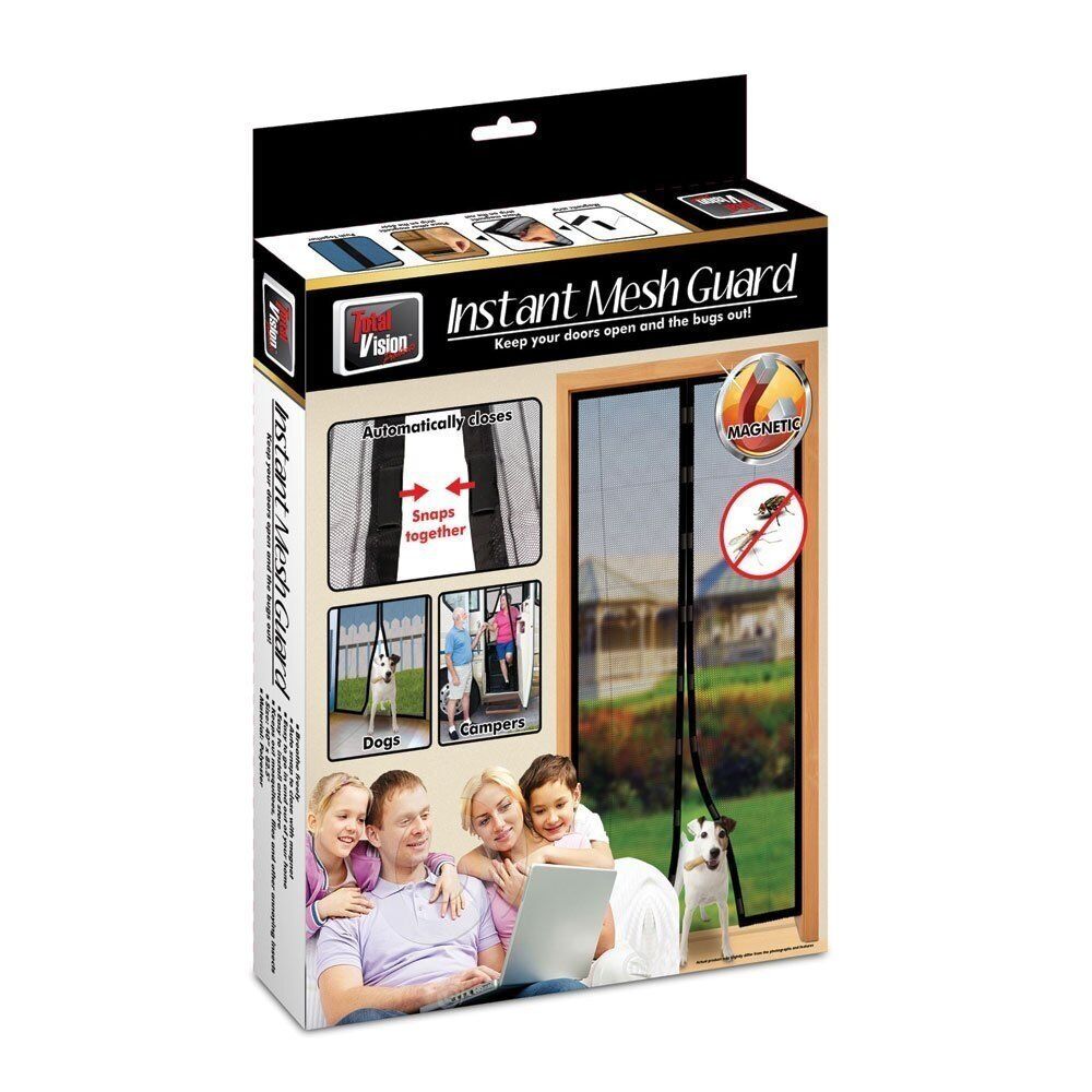 Buy Total Vision Instant Mesh Guard Hands Free Screen Door Anti Insects ...