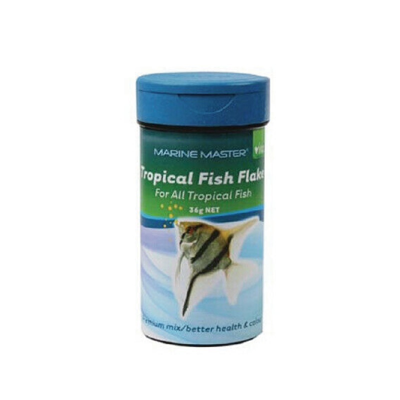 Buy Tropical Fish Flake AQUARIUM FISH FLAKE FOOD 36g For All Tropical ...