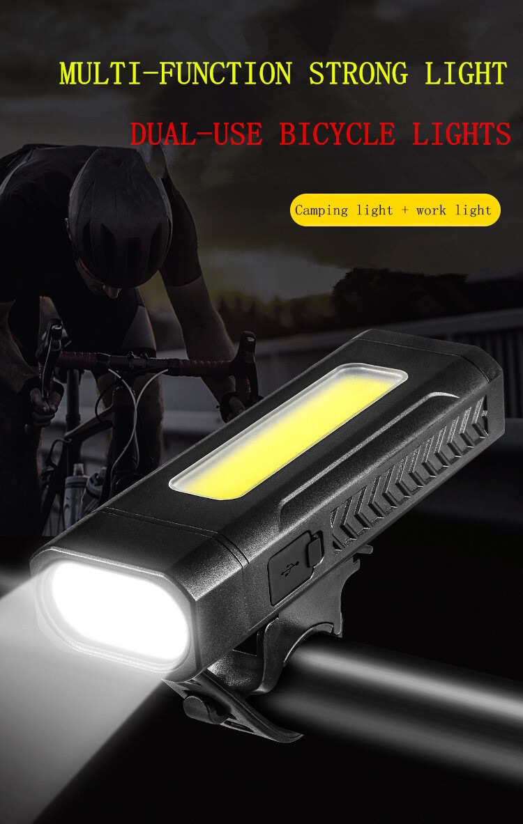 Buy Waterproof Rechargeable LED Bike Bicycle Light USB Cycle Front Back ...