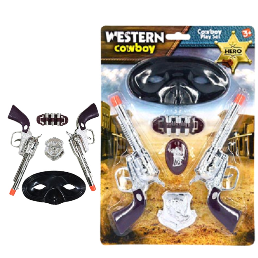 Buy Western Cowboy Play Set 6 Pc Role Play Great Fun Time Nurture ...