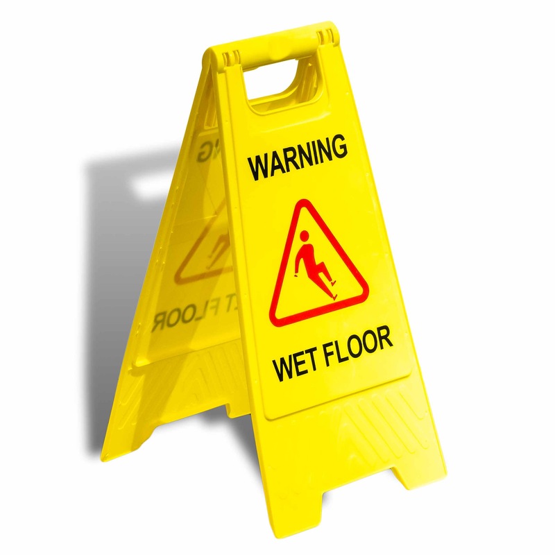 Buy A-Frame Safety Sign Wet Floor - MyDeal