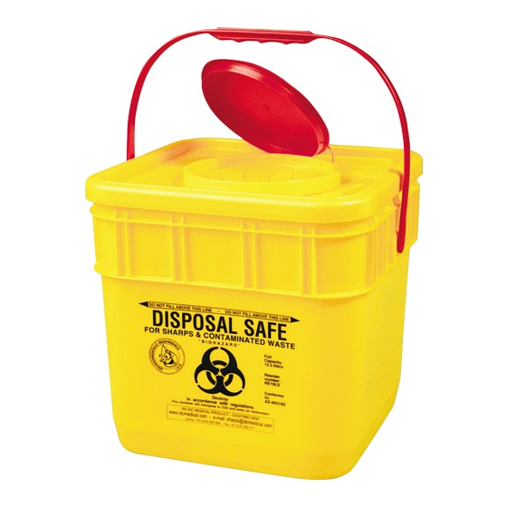 Buy AEROHAZARD Sharps Disposal Container 12.5L - MyDeal Australia