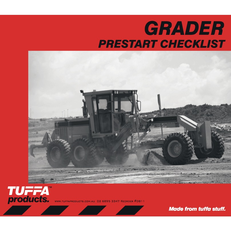 Buy Grader Prestart Checklist Books - MyDeal Australia