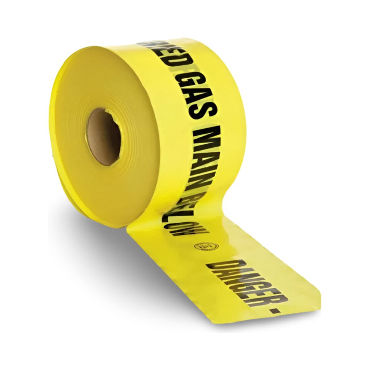 Buy Mains Marker Tape, Gas Main Buried Below - 150mm x 500m (YELLOW ...