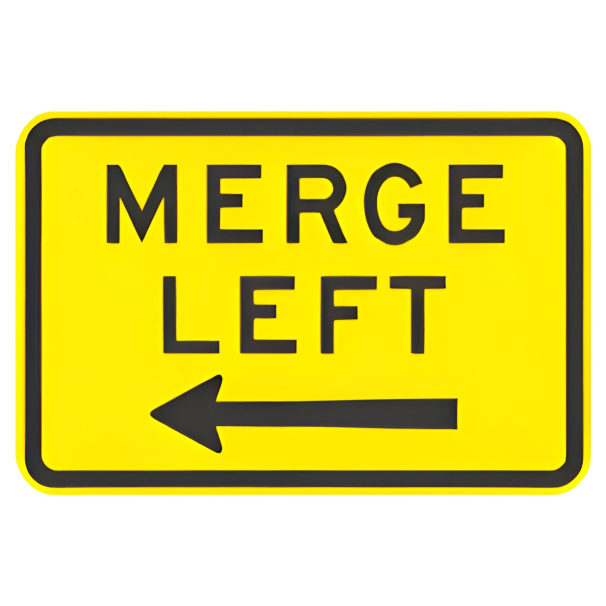 Buy Merge Left Sign - Multiple Sizes - MyDeal Australia