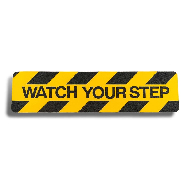 Buy Safety Tape - Antislip Mat "Watch Your Step" - 150x600mm - MyDeal