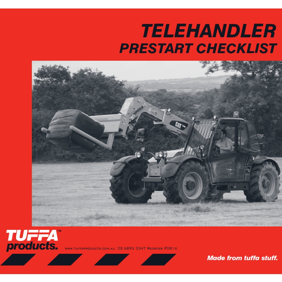 Buy Telehandler Prestart Checklist Books - MyDeal Australia