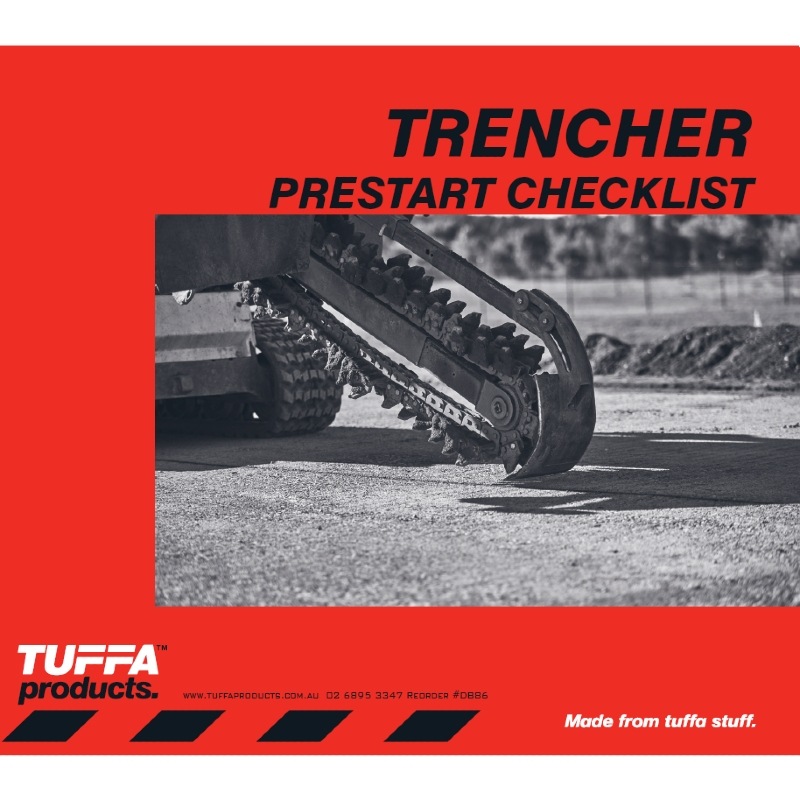 Buy Trencher Prestart Checklist Books - MyDeal Australia