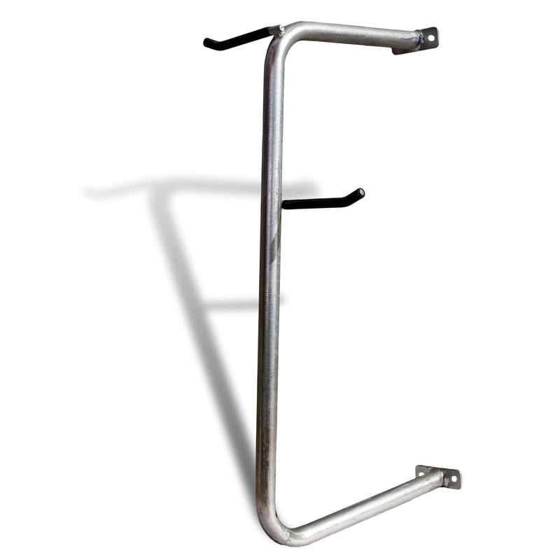 Buy Wall Mounted Bike Rack - Double - Galvanised - MyDeal