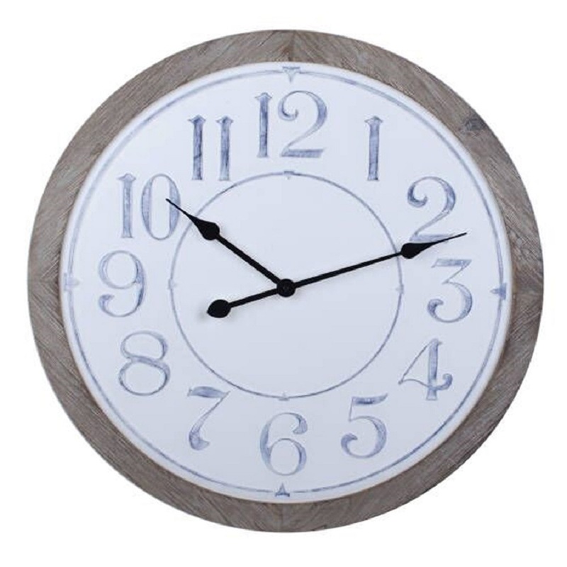 Buy Hamptons Beach House Wall Clock, 60cm - MyDeal