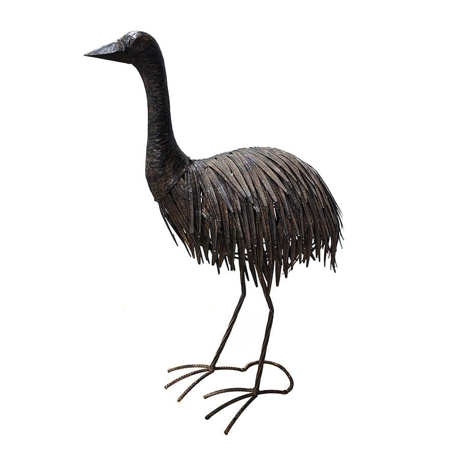 Buy Rustic Emu Garden Statue 94cm - MyDeal Australia