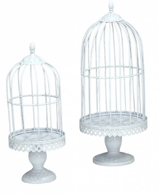 Buy Set 2 Bianca Bird Cage 21x45cm - MyDeal Australia