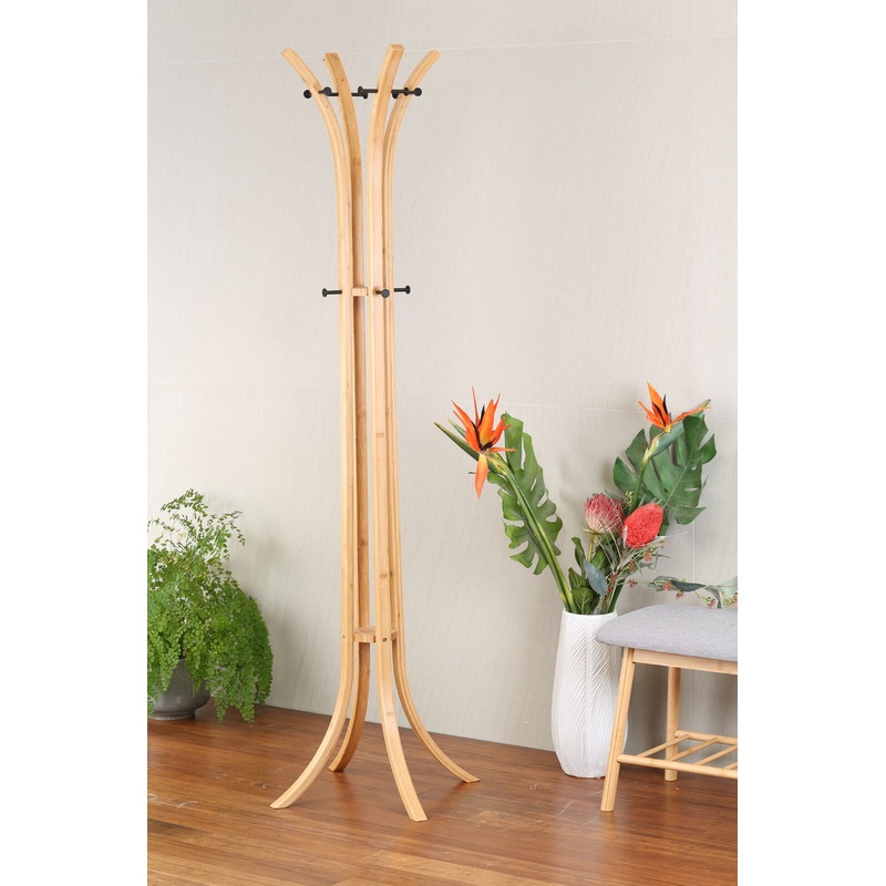 Buy Bamboo Coat Jacket Hat Stand - MyDeal