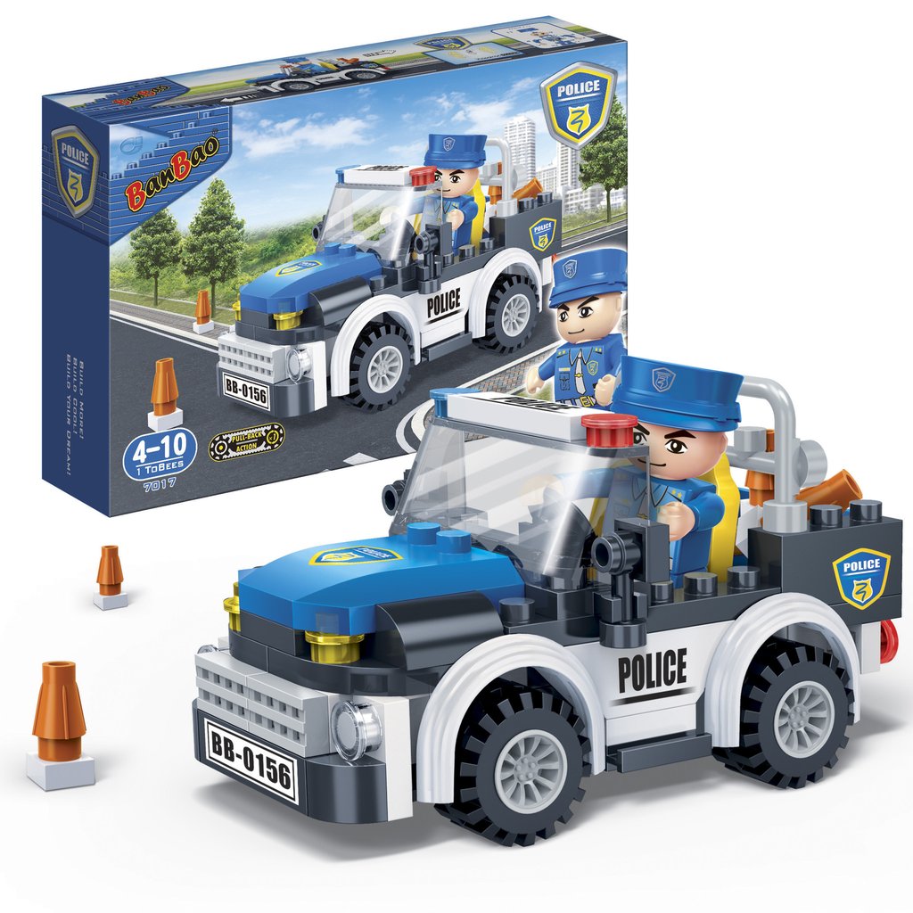 Buy BanBao Police - Police Patrol Car - MyDeal Australia