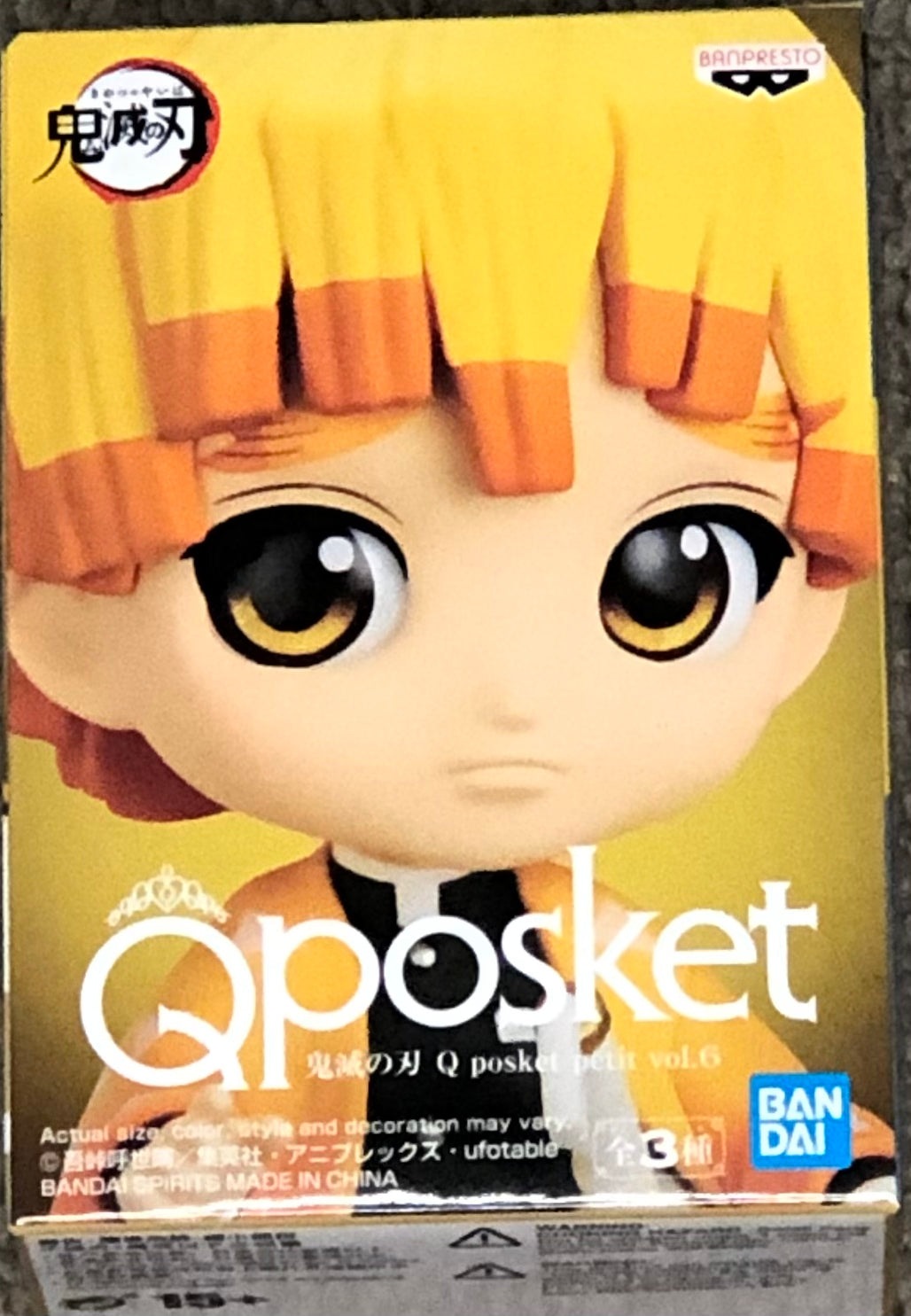 Buy Demon Slayer: Kimetsu no Yaiba Q Posket Petit Vol.6 Zenitsu ...