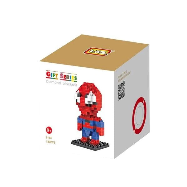 Buy LOZ Mini Character Bricks - Classic Spiderman - MyDeal Australia