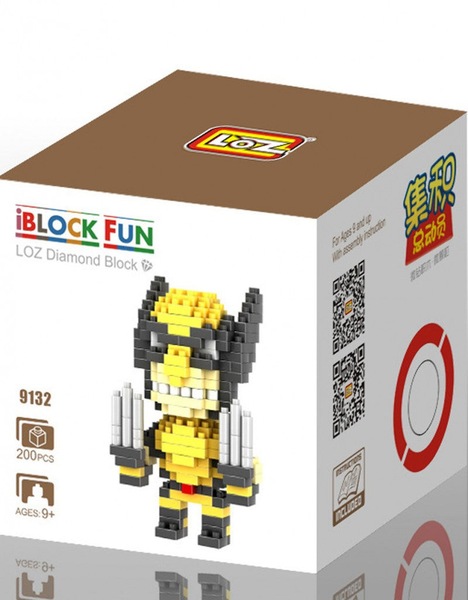 Buy LOZ Mini Character Bricks - Superhero Wolverine - MyDeal Australia