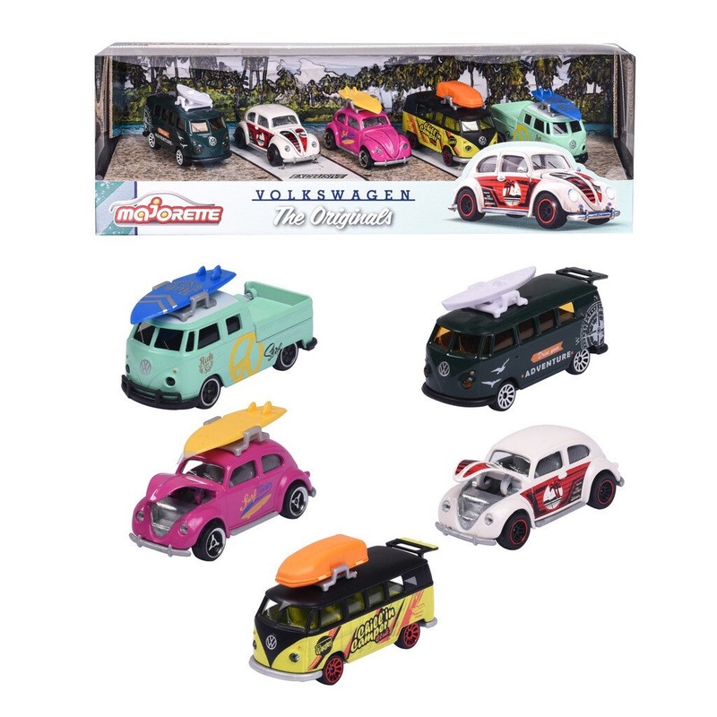 Buy Majorette - Volkswagen The Originals 5 cars Gift Pack - MyDeal
