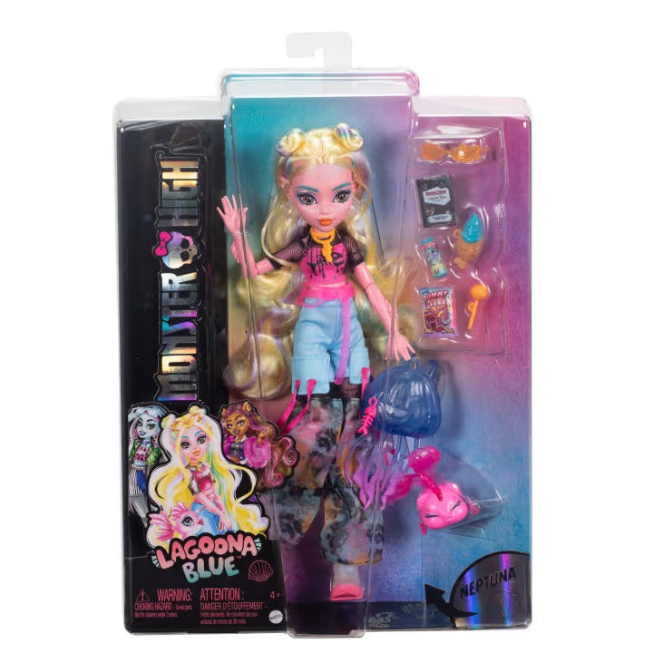 Buy Monster High Lagoona Blue with Pet Neptuna Fashion Doll Playset ...