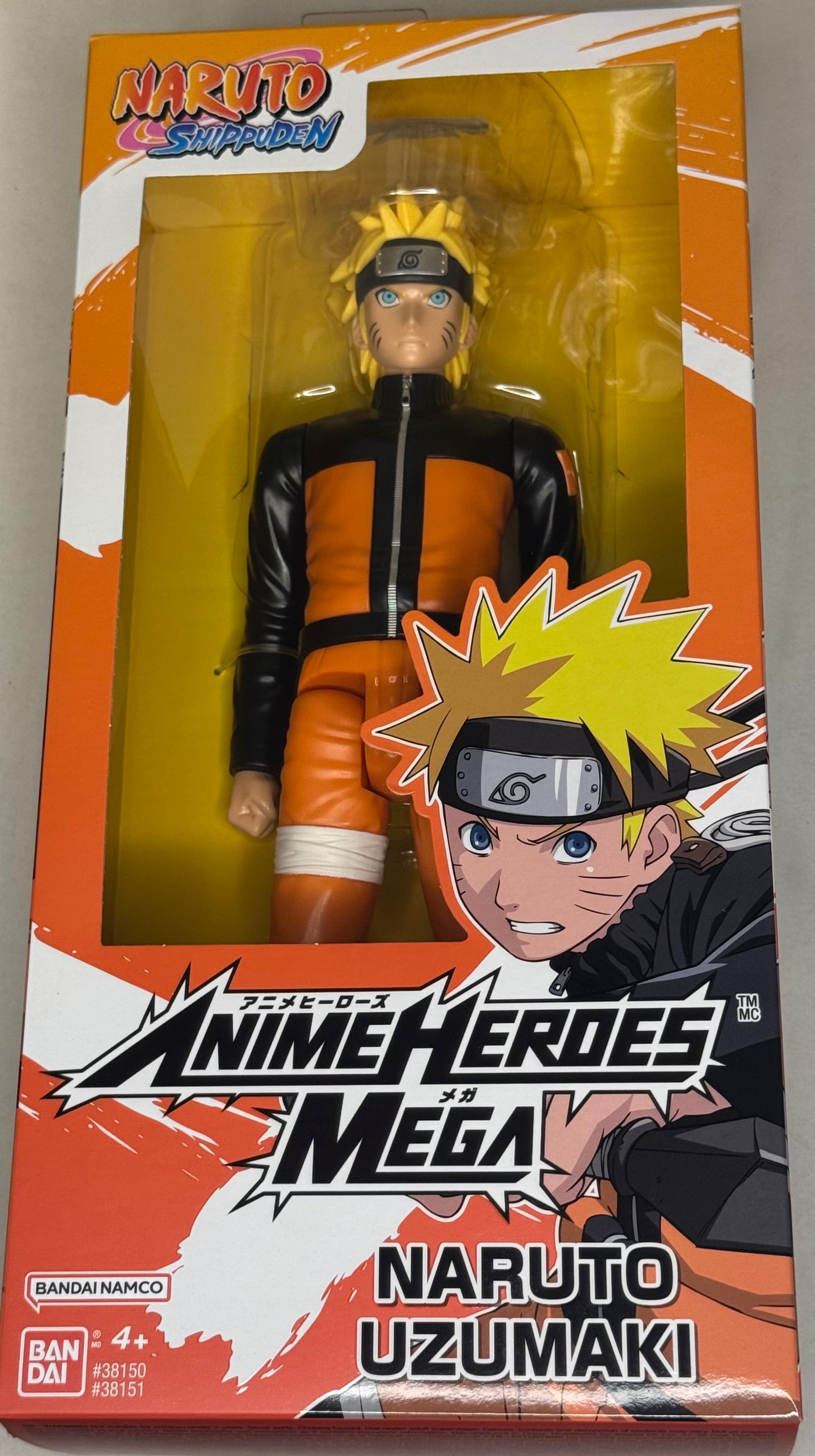 Buy Naruto: Shippuden Anime Heroes MEGA Naruto Uzumaki - MyDeal Australia
