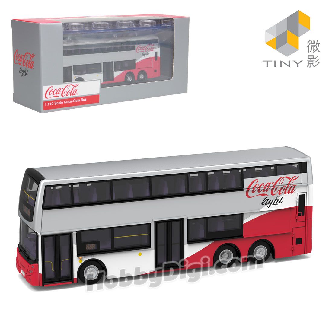 Buy Tiny City Die-cast Model Car – E500 Bus Coca-Cola - MyDeal Australia
