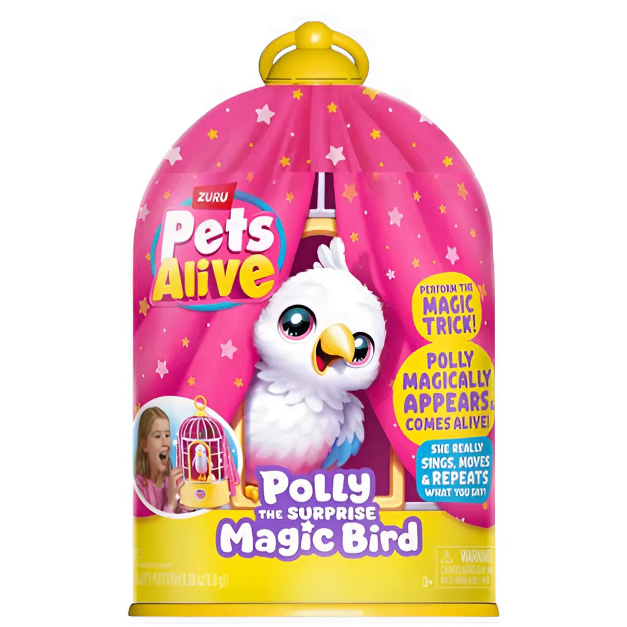 Buy ZURU Pet's Alive Polly The Surprise Magic Bird Series 1 - MyDeal Australia